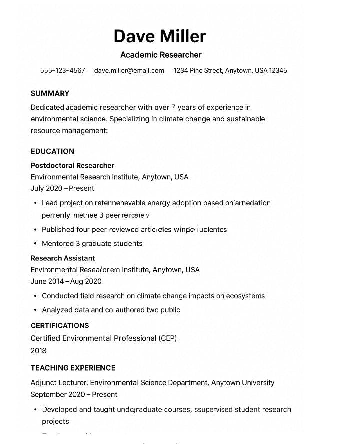 Understanding the Differences: Curriculum Vitae vs Resume | Mastersportal